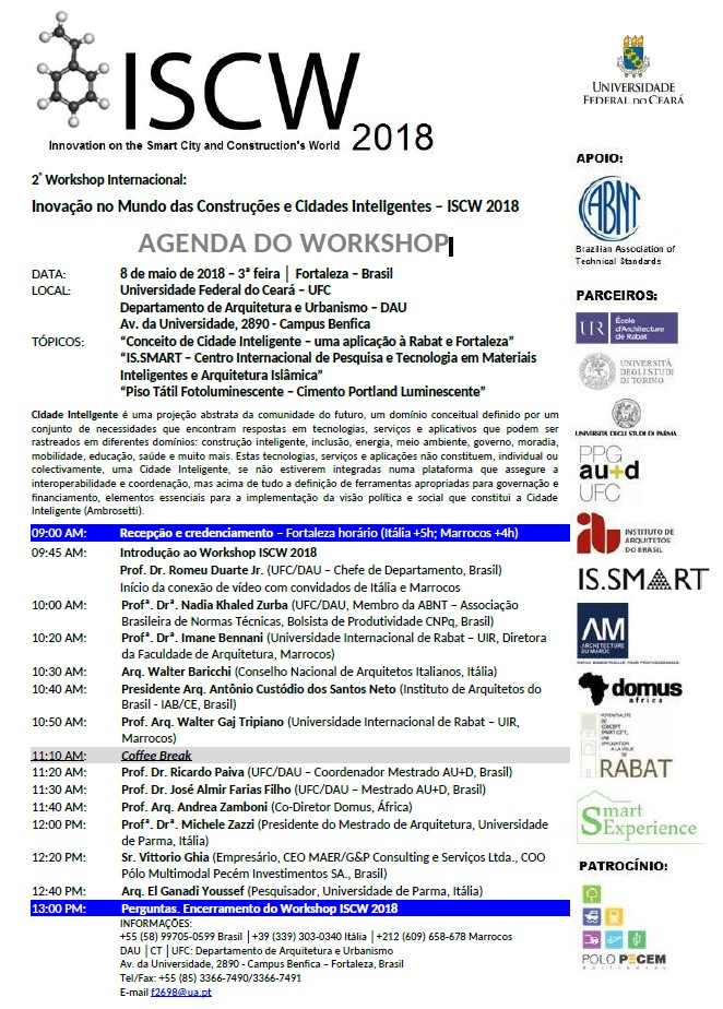 2º Workshop Internacional: Inovação no Mundo das Construções e Cidades ...
